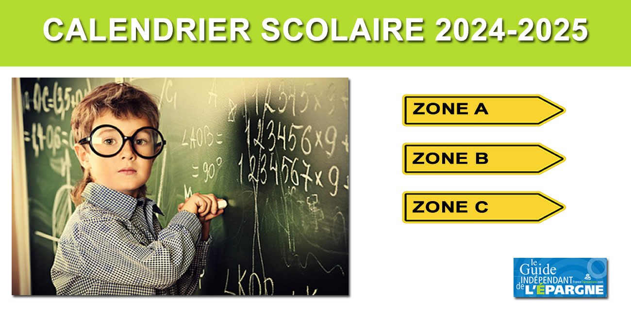 Calendrier scolaire 2024-2025 - FranceTransactions.com