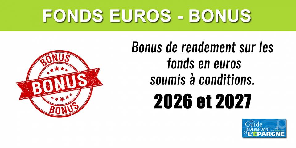 Assurance vie, bonus fonds euros : objectifs de rendements boostés sur ...