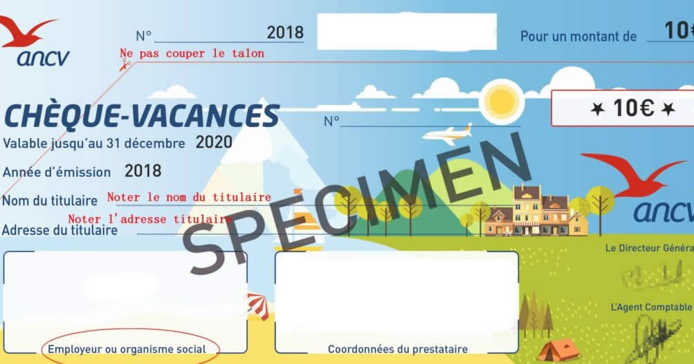 Ch que Vacances FranceTransactions Ch que Vacances FranceTransactions