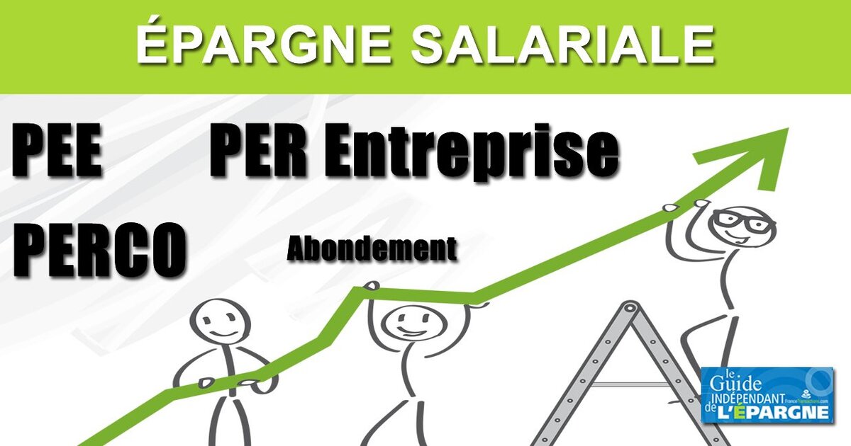 L'épargne salariale (PEE) et l'épargne retraite d'entreprise (PERCO/PERECO) en forte progression ...