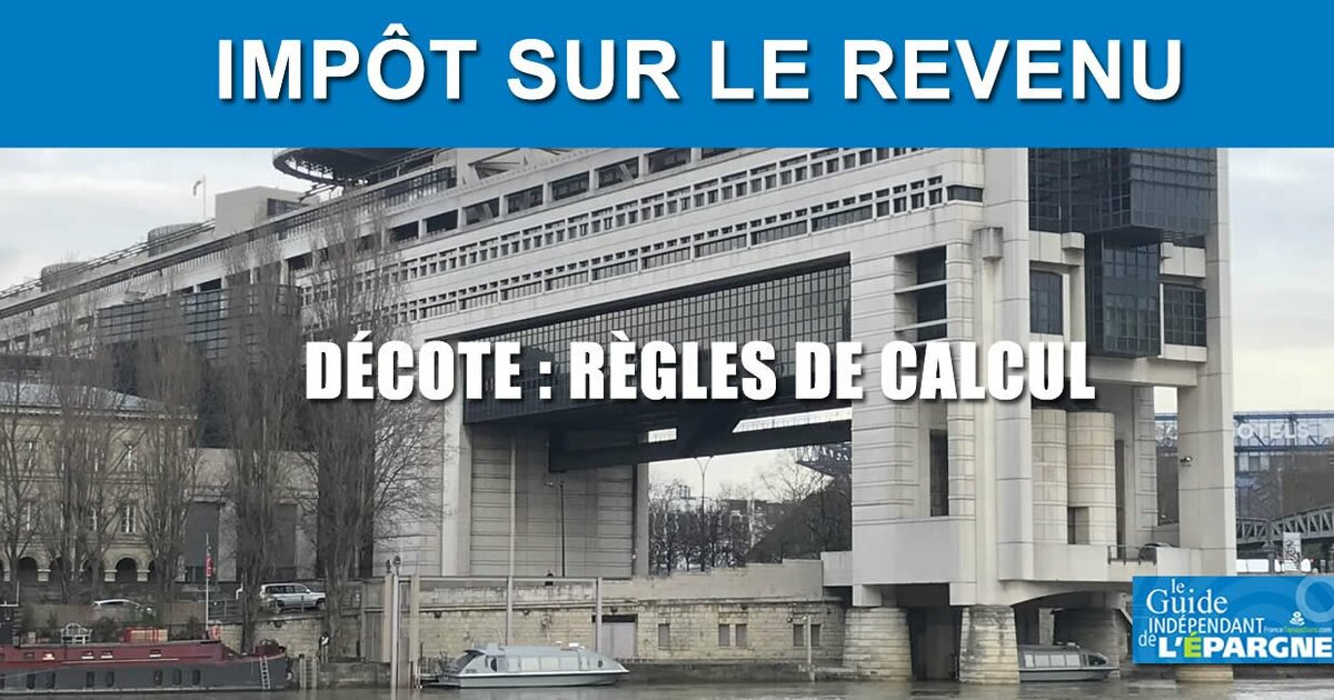 Impôt 2026 : application de la décote 2026 (IR 2025 ...