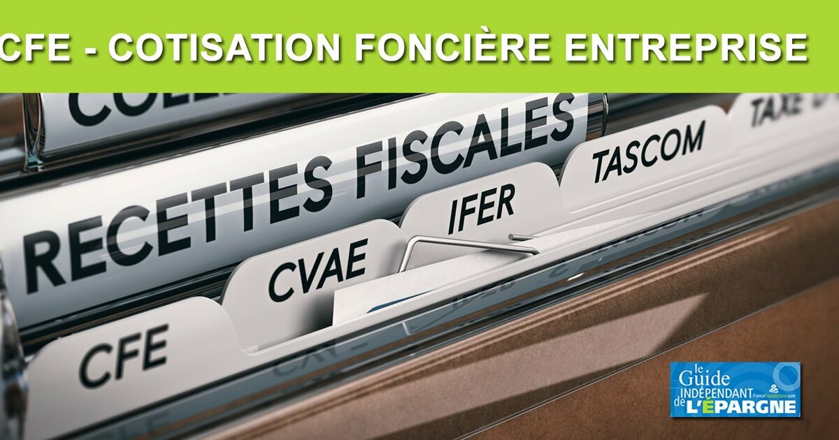 Avis d’impôt de CFE et d'IFER 2023 : paiement au plus tard ce vendredi ...