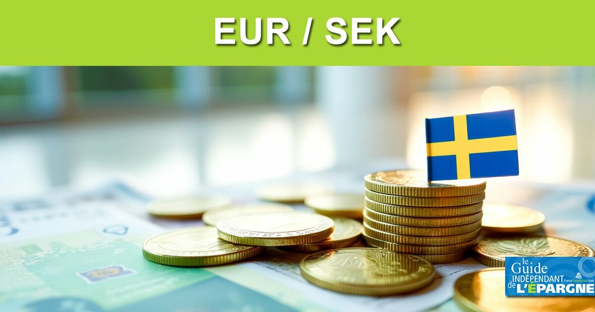 Taux de change Euro SEK (couronne suédoise) en avril 2026 ...