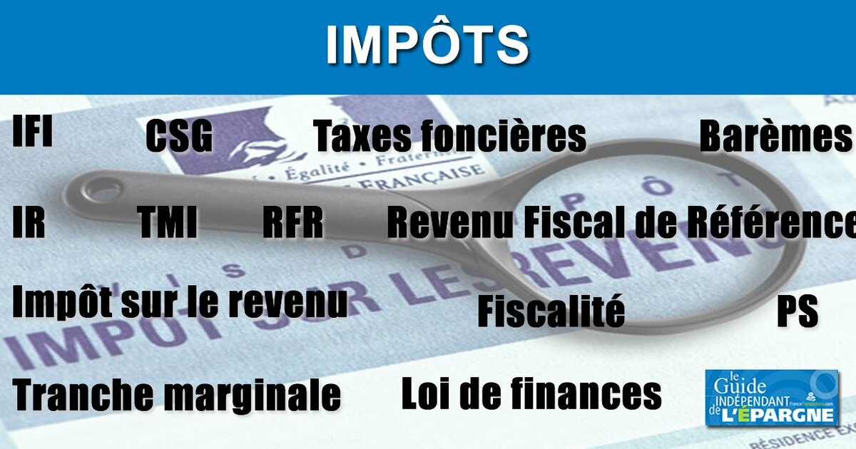 Calcul du RFR (Revenu Fiscal de Référence) pour un retraité, Taux de CSG et CSG déductible ...