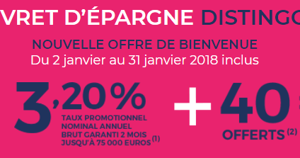 Livret bancaire DISTINGO de PSA Banque : un taux boosté de 2.24% net d ...