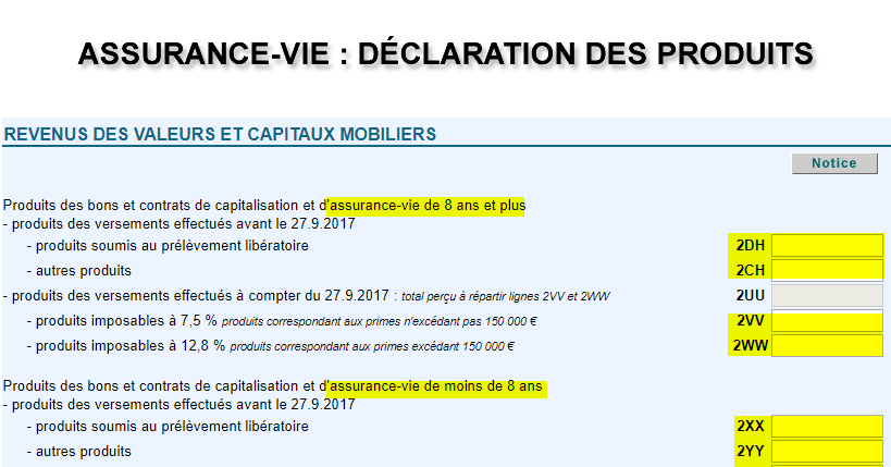 Assurance-vie : déclaration de revenus 2025 (impôt 2024), que dois-je déclarer et dans quelles ...